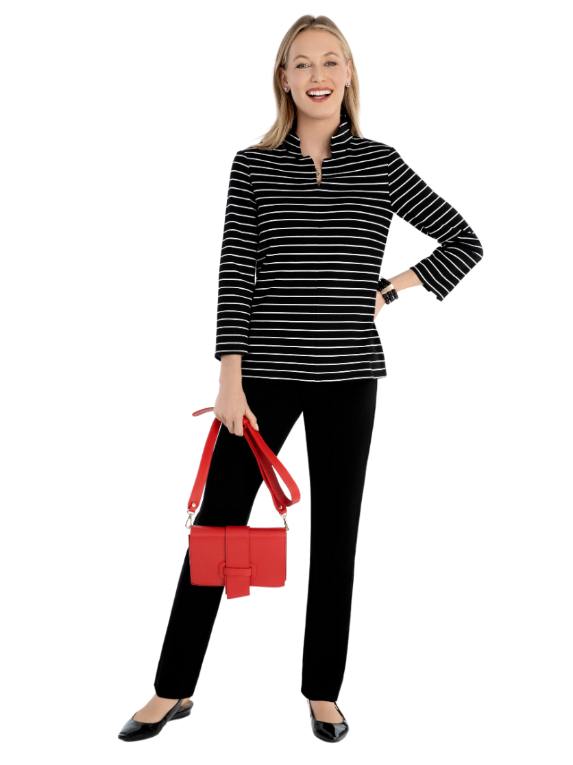 Stripe Ponte Tunic | Nina McLemore